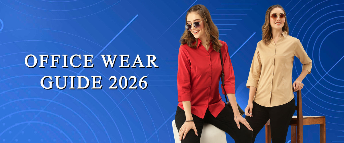 Best Office Wear Outfits for Women 2026 | Shirts & Tunics Guide