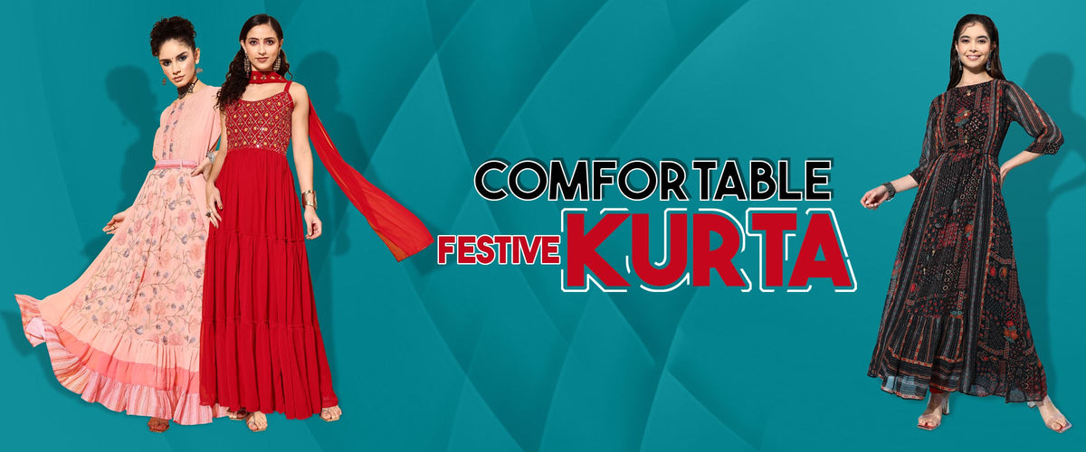 Effortless Elegance: Discover Festive Kurtis Online